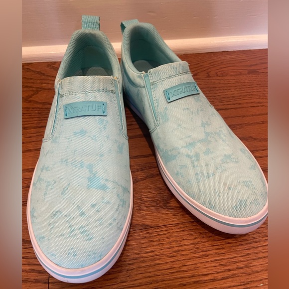 xtra tuf | Shoes | Xtratuf Slip On Shoes Aqua Size 9w | Poshmark